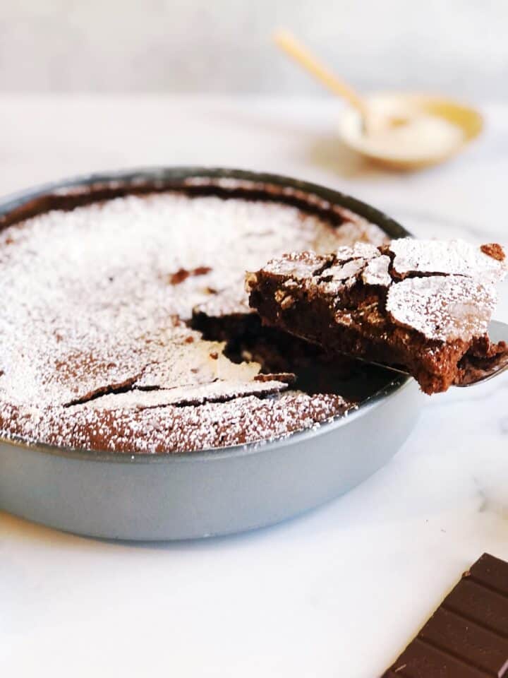 Italian Chocolate Cake (Italian Brownie Cake) - Keeping It Simple Italian