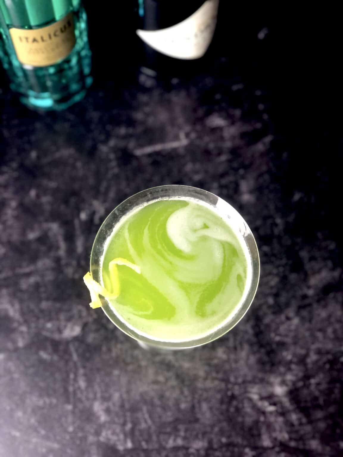 Cucumber and Basil Italicus Cocktail - Keeping It Simple Italian