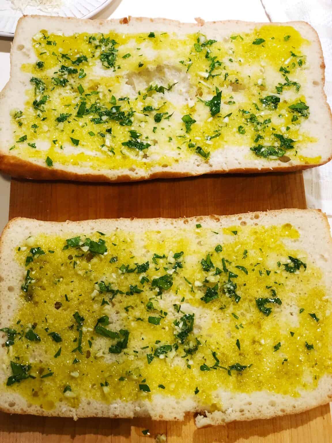 The Best Ciabatta Garlic Bread - Keeping It Simple Italian
