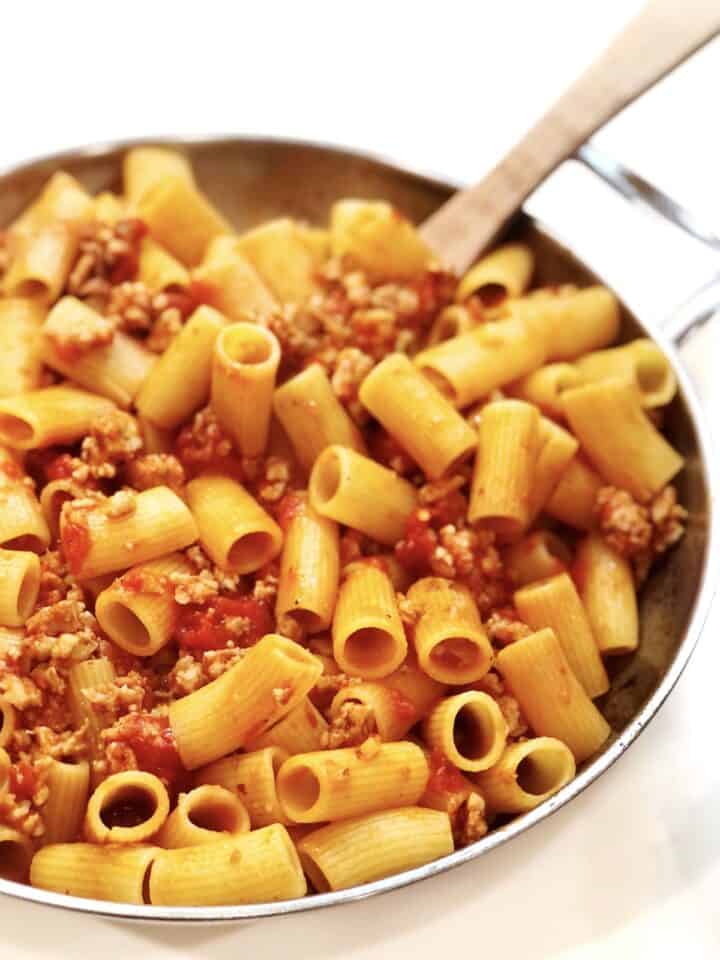 Pasta Con Salsiccia - Sausage Sugo - Keeping It Simple Italian