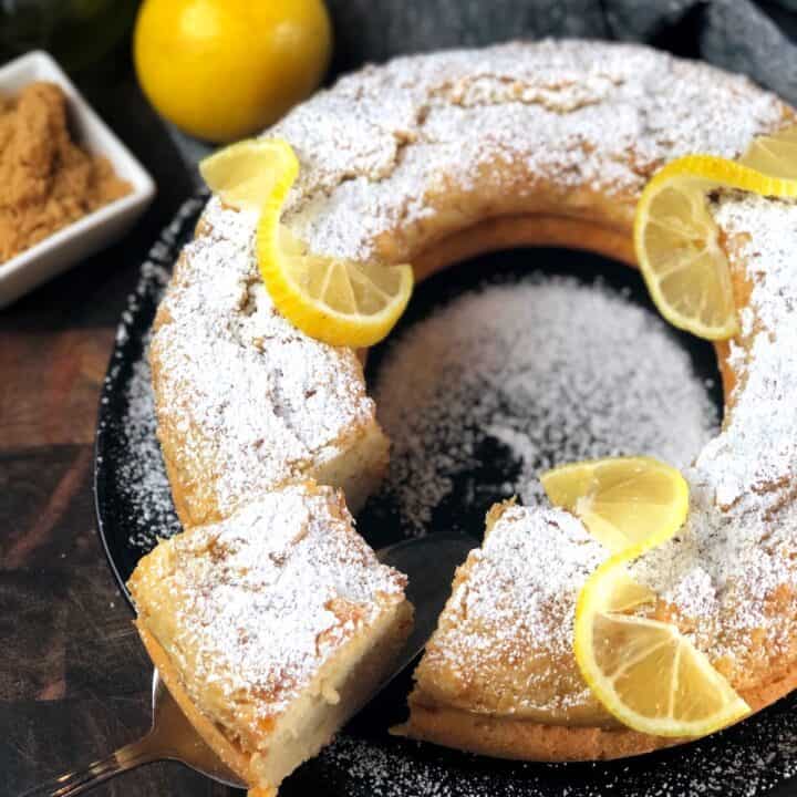Italian Lemon Ricotta Cake (Ciambella Cake Recipe) - Keeping It Simple ...