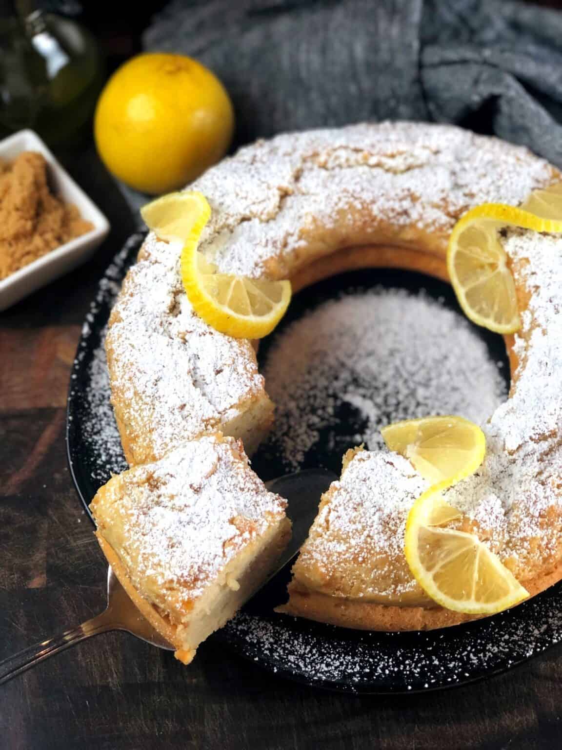 Italian Lemon Ricotta Cake (Ciambella Cake Recipe) - Keeping It Simple ...