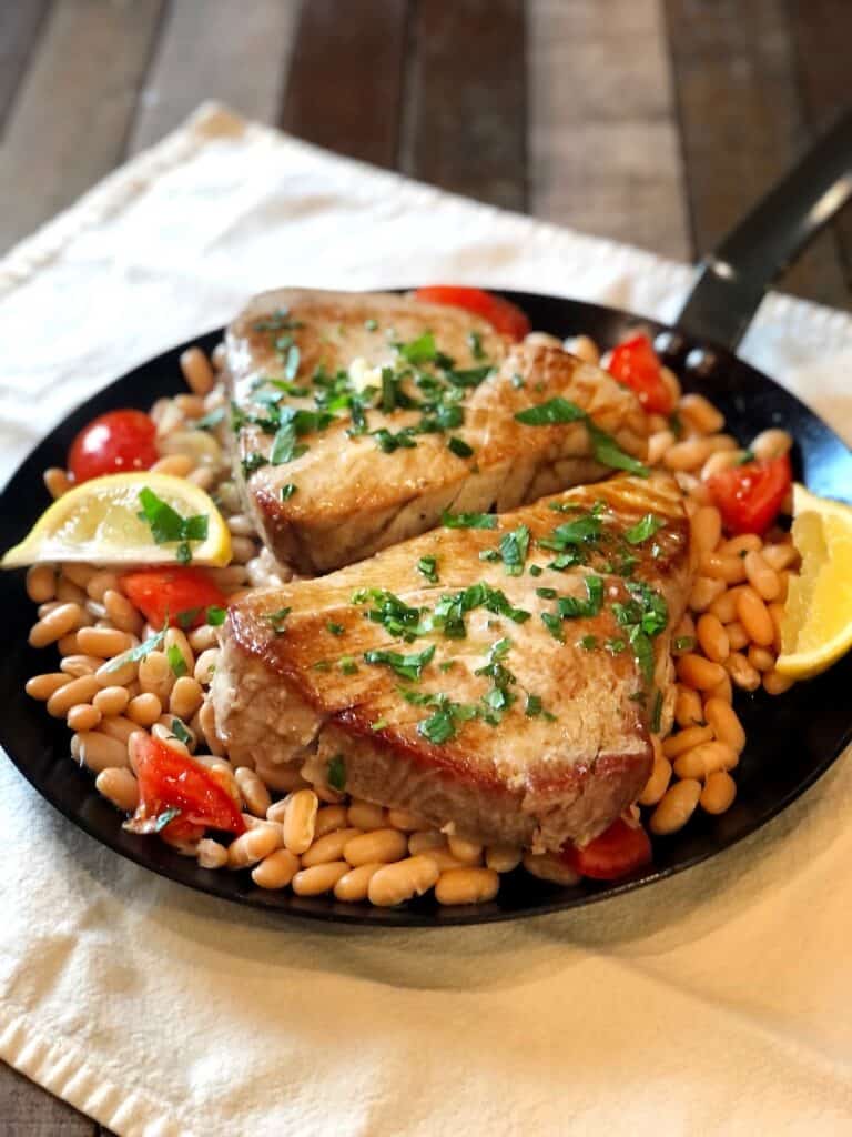 Pan-Seared Italian Tuna Steaks - Keeping It Simple Italian