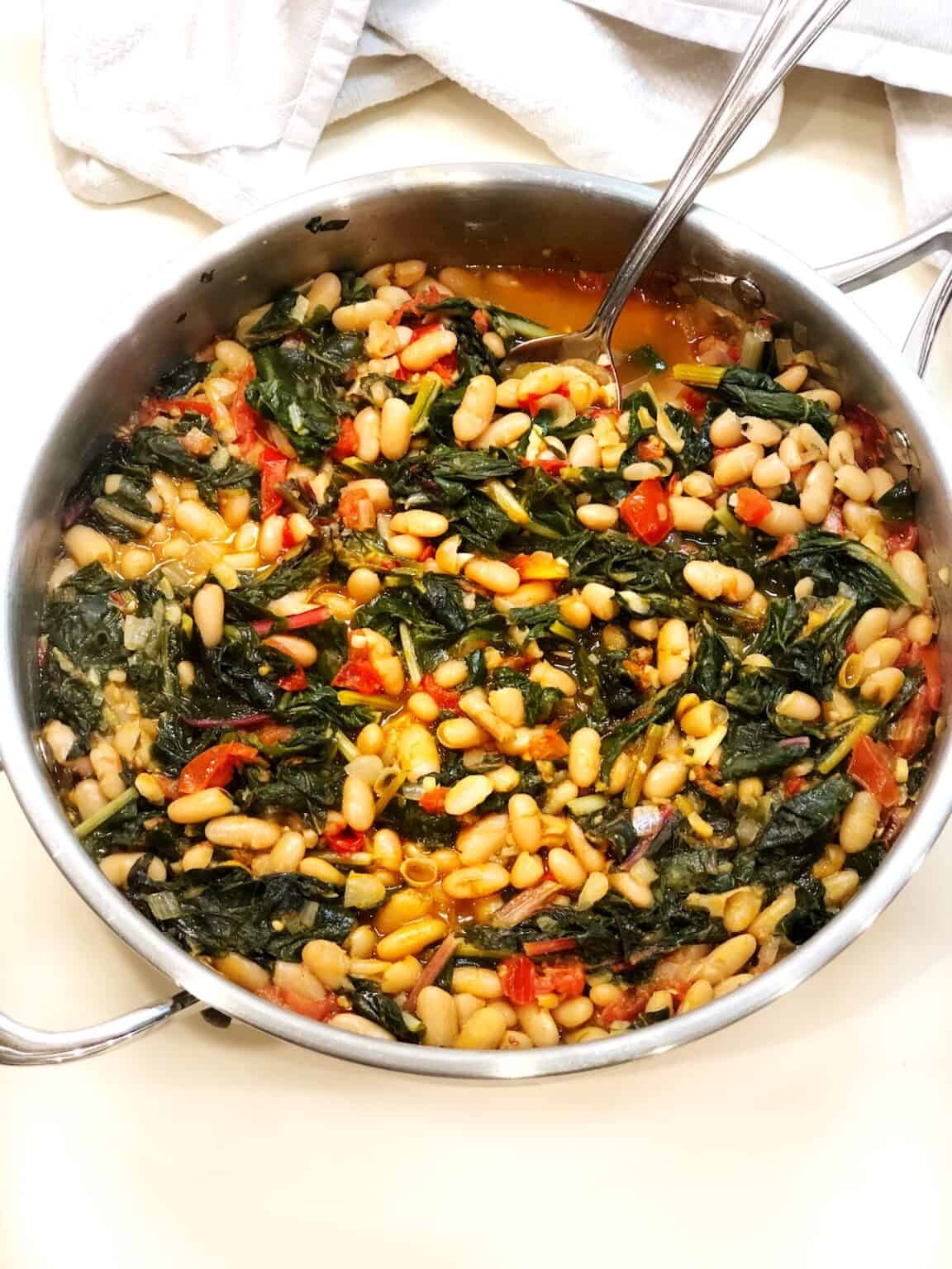 Swiss Chard and Cannellini Beans (Italian Style) - Keeping It Simple ...