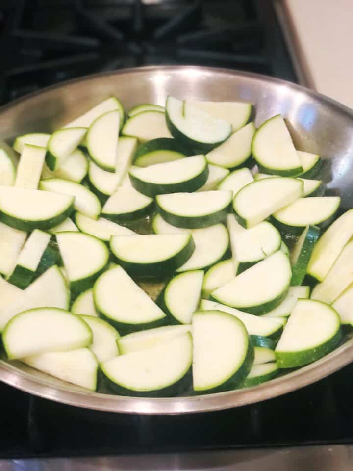 Sauteed Zucchini Italian Style (With Garlic And Lemon) - Keeping It ...