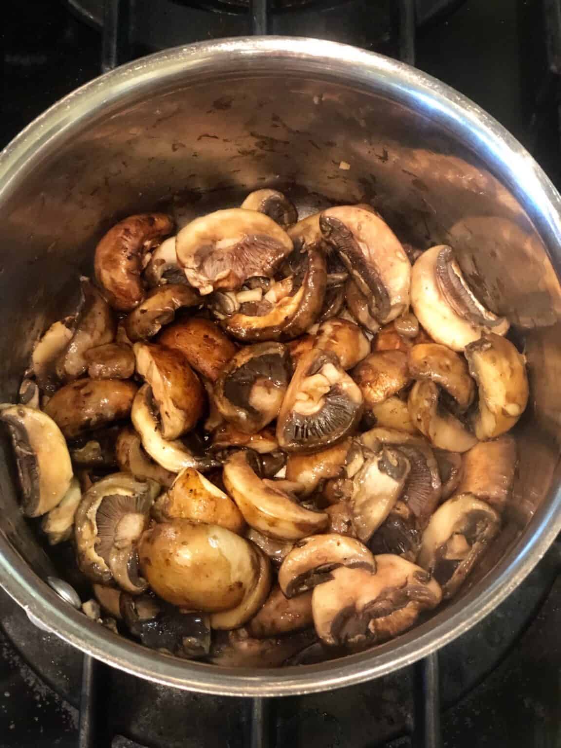 Italian Sauteed Mushrooms In Garlic And Wine - Keeping It Simple Italian