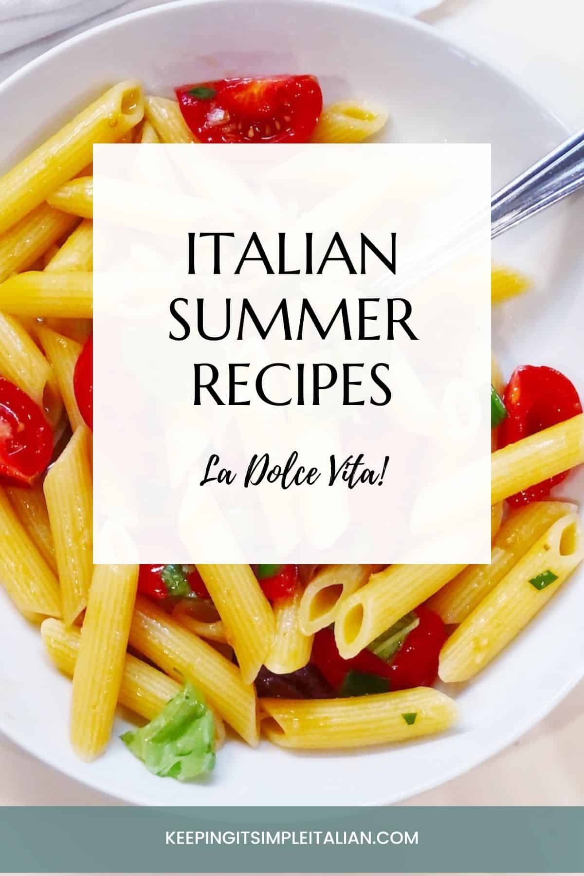 Easy Italian Recipes For The Everyday Cook - Keeping It Simple Italian