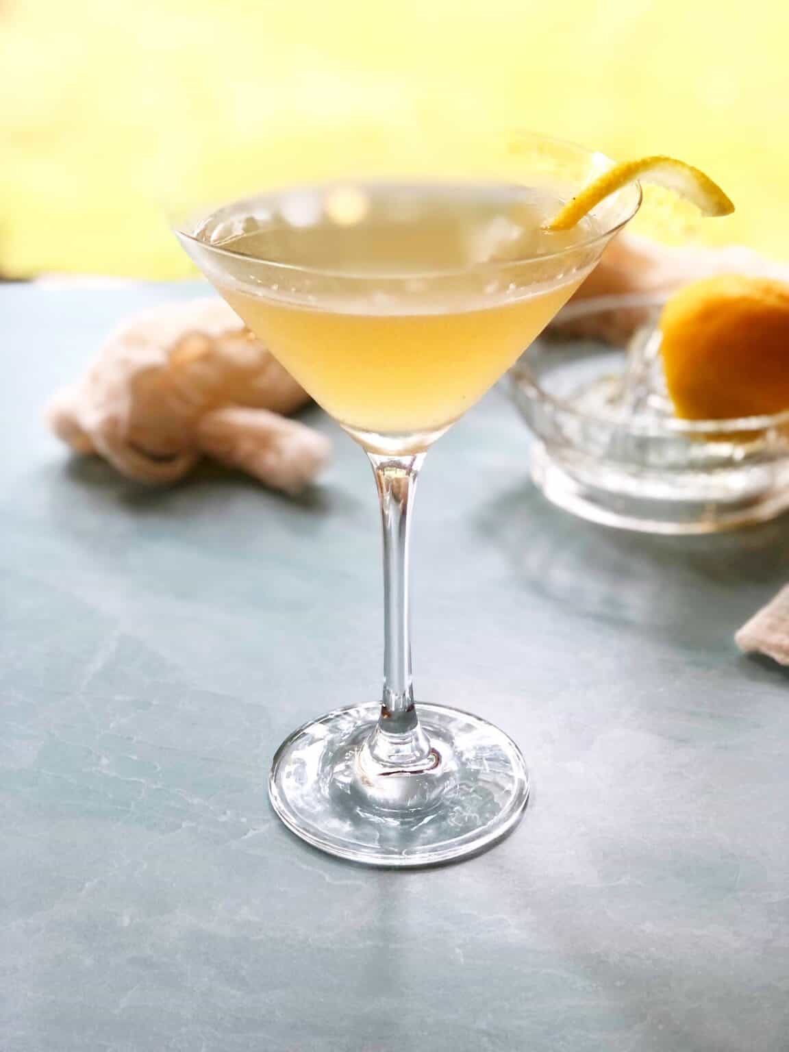 Lemon Basil Martini With Italicus - Keeping It Simple Italian