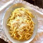 Quick And Creamy Fettuccine Al Burro - Keeping It Simple Italian