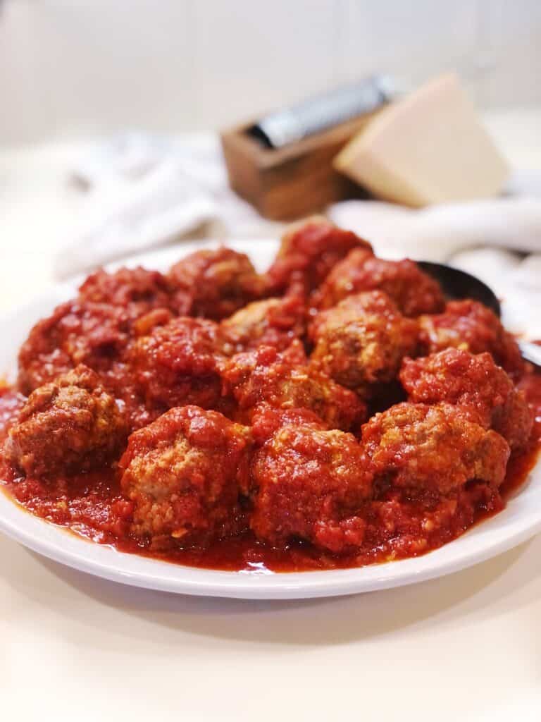 Slow Cooker Polpette (Italian Meatballs) - Keeping It Simple Italian