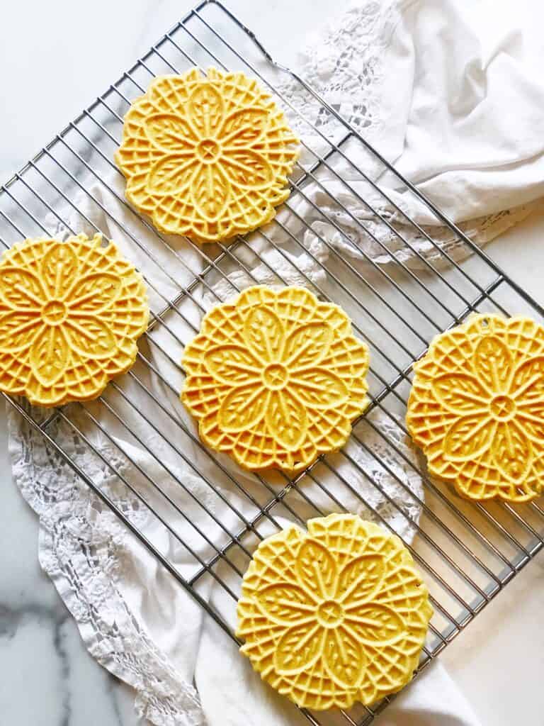 Anise Pizzelle Recipe (Italian Waffle Cookies) - Keeping It Simple Italian